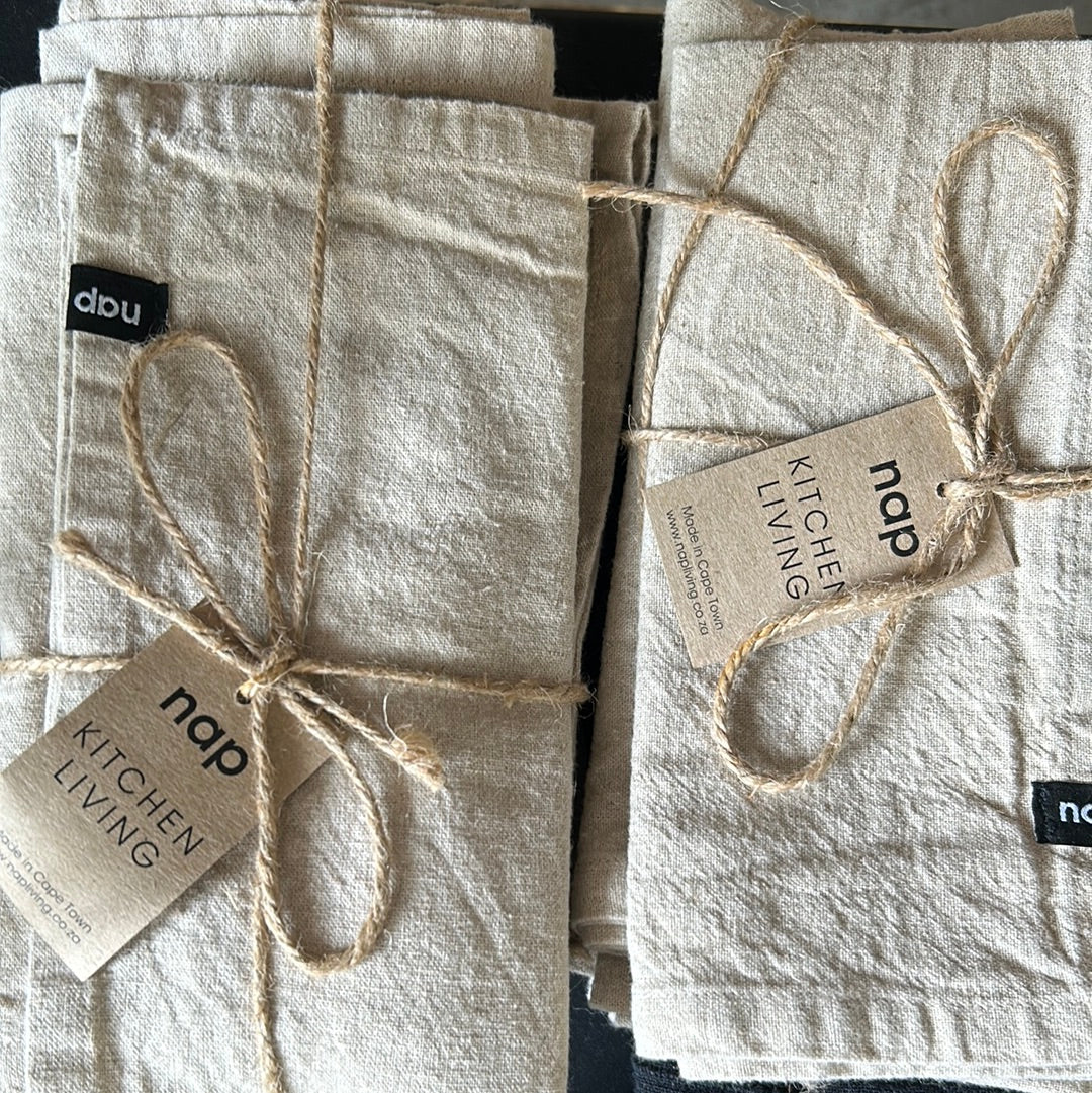 NAP LINEN NAPKINS SET FOUR – NAP Living