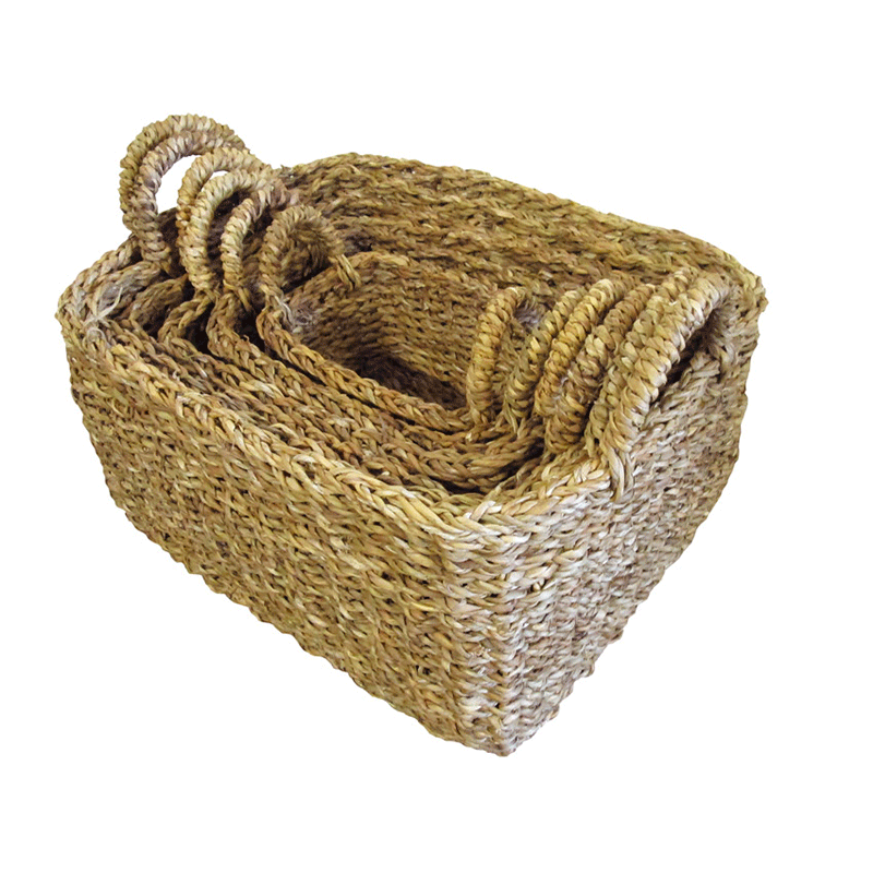 Rectangular Baskets with Top Handles - Shop Storage Online | NAP Living